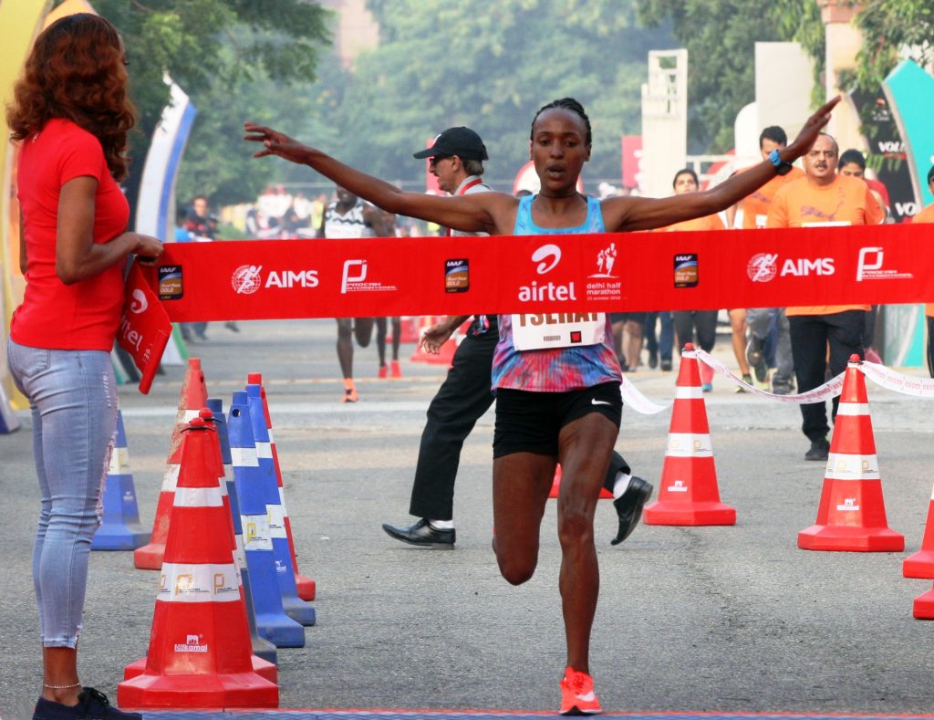 Belihu and course record holder Gemechu to defend Airtel Delhi Half ...