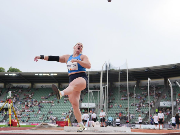 Sarah Mitton smashed Harry Jerome Track Classic shotput meet record ...