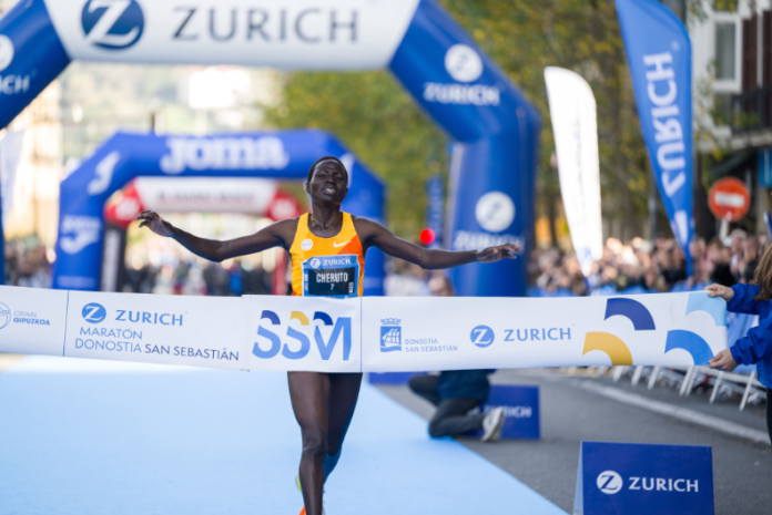 Benson Tunyo and Emmah Cheruto win the Zurich Maratón Donostia-San ...